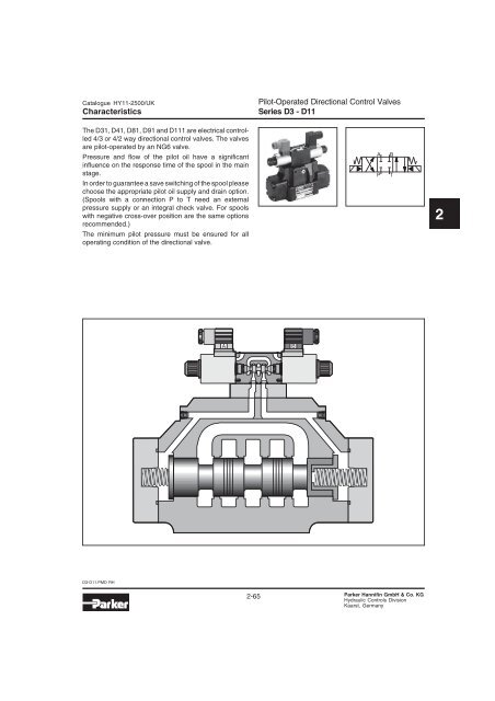 Pilot-Operated Directional Control Valves Series D3 - D11 ...