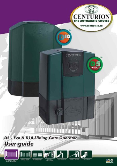 Centurion D5 Gate Motor Safety Beam Active - The Best Picture Of Beam