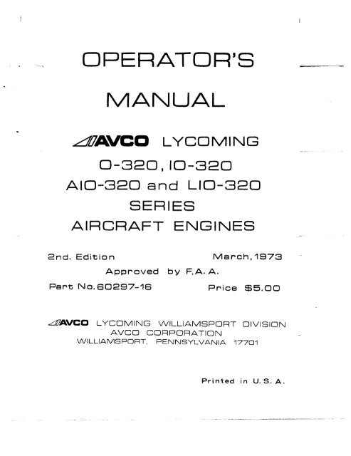 Operator's Manual