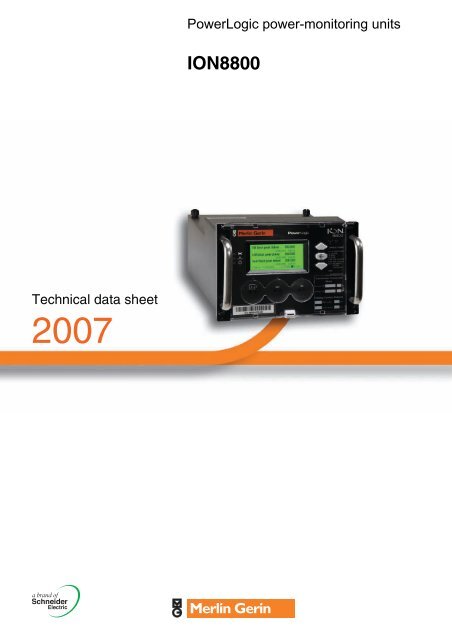 Catalog ION 8800.pdf - EnergoBit