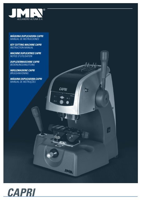 Manual - JMA de México SA de CV