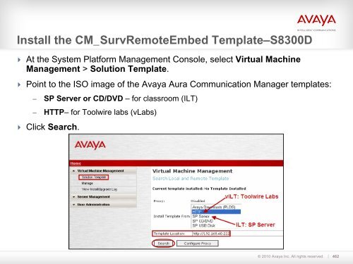 Install the CM_SurvRemote