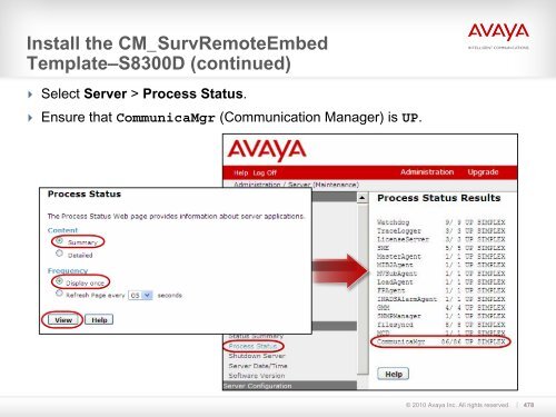 Install the CM_SurvRemote