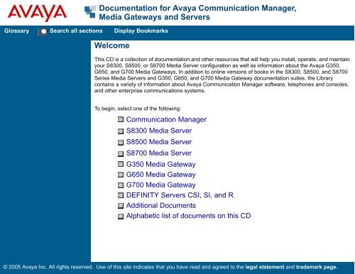 S8700 Media Server - Avaya Support