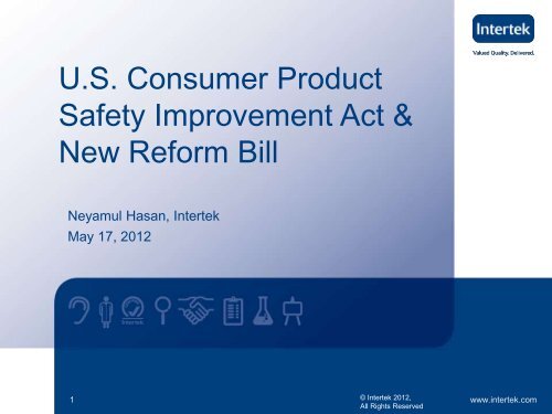 Intertek PowerPoint Template Examples