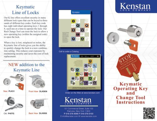 CLICK HERE (PDF download) - Kenstan Lock