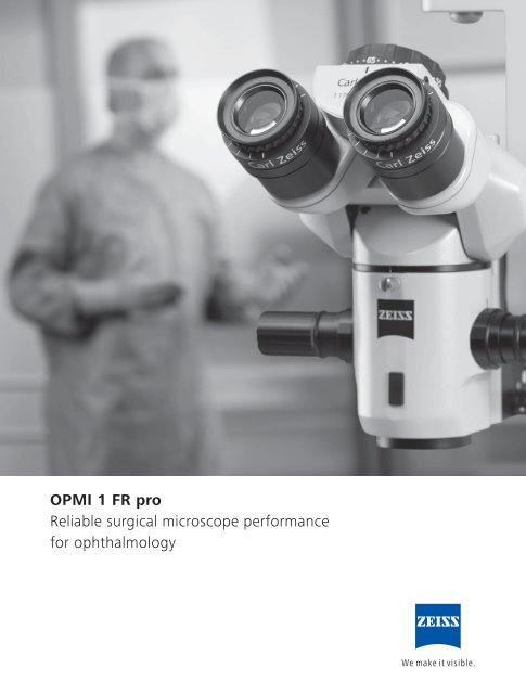 OPMI 1 FR pro - Carl Zeiss Meditec AG