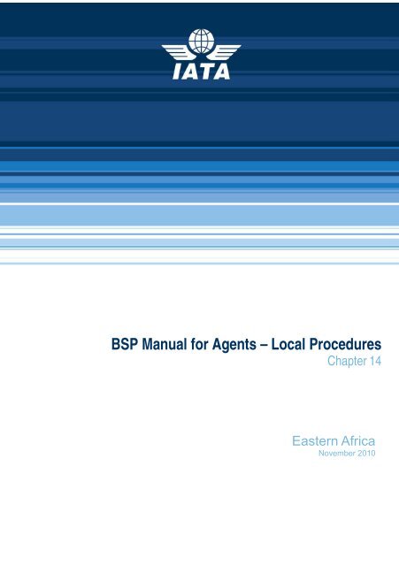 BSP Manual for Agents – Local Procedures - IATA