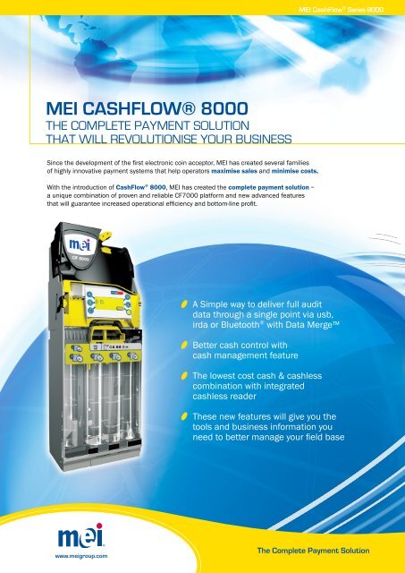 MEI CASHFLOW® 8000