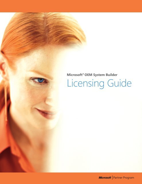 Microsoft OEM System Builder Licensing Guide - amazonis