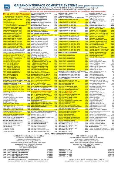 gaisano interpace computer systems
