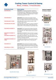 Cooling Tower Control & Dosing pH and ORP - Convergent Water ...