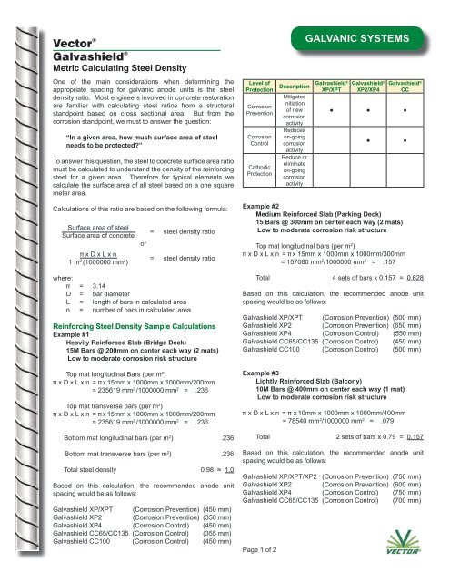 Calculating Steel Density Metric - vector-corrosion