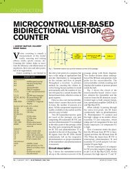 Microcontroller-based Speedometer-Cum-Odometer - Kits 'n' Spares