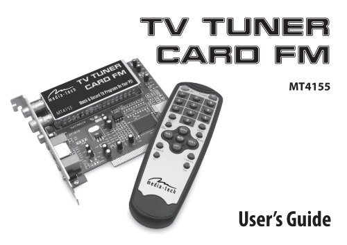 TV TUNER CARD FM - Media-Tech