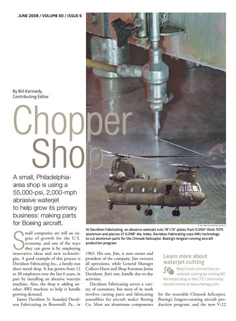 June 2008 Volume 60 Issue 6 Cutting Tool Engineering 1412