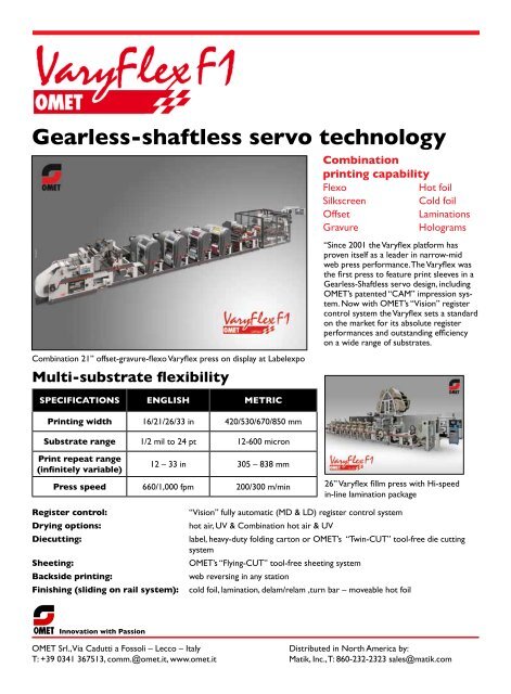 View PDF - Matik North America