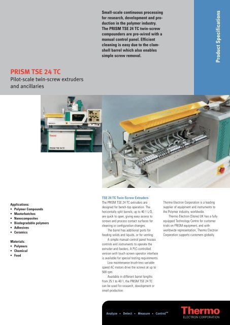 PRISM TSE 24 TC - Thermo Scientific