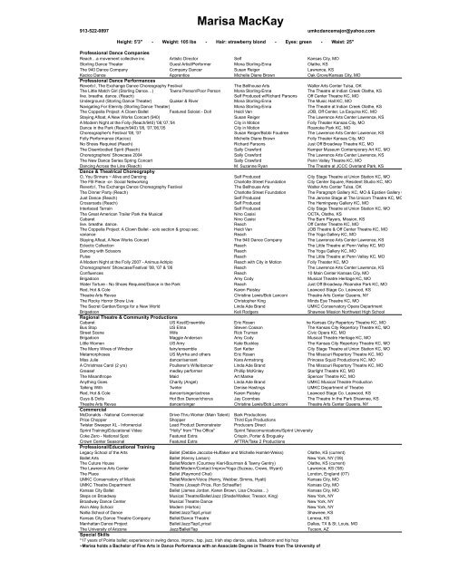 Marisa MacKay Resume
