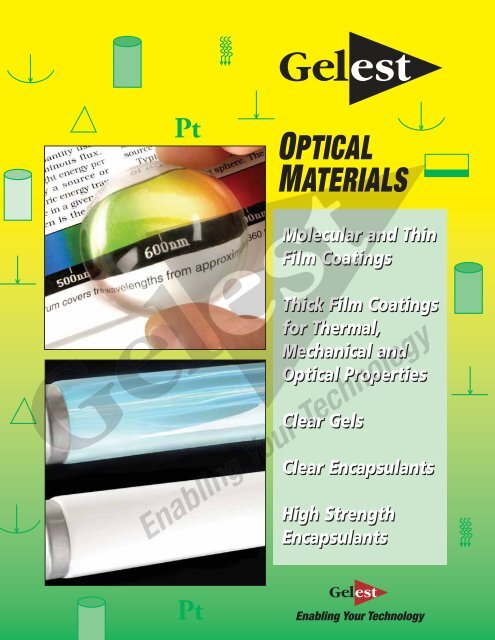 OPTICAL MATERIALS - Gelest Inc.