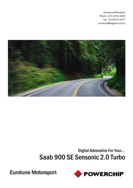 Saab 900 SE Sensonic 2.0 Turbo - Powerchip Australia