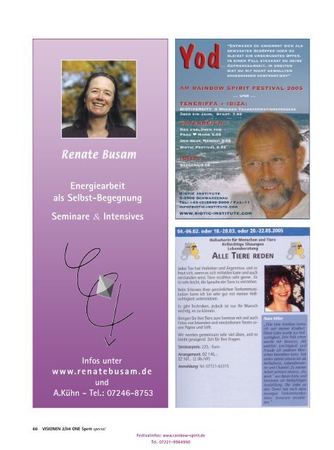 Dr. Rimkus über die Vor und Nachteile von - Rainbow Spirit