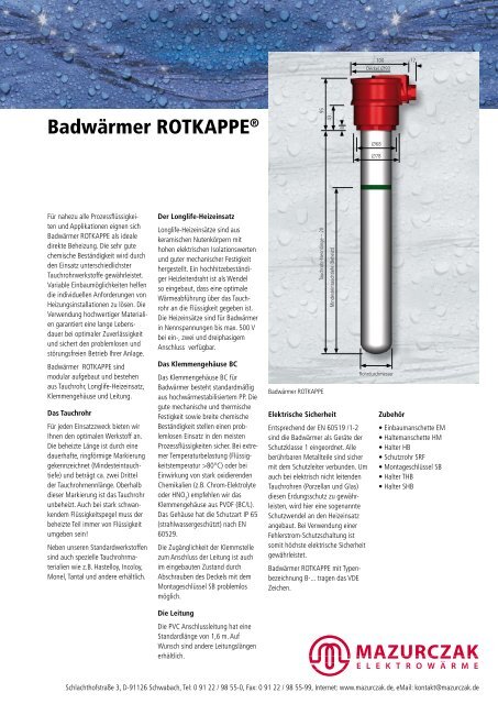 Badwärmer ROTKAPPE®