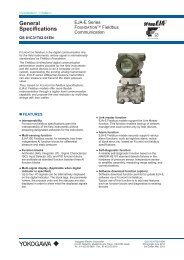 General Specifications - Yokogawa