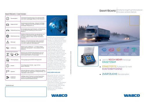 SmartBoard Produktbroschüre (DE) - WABCO