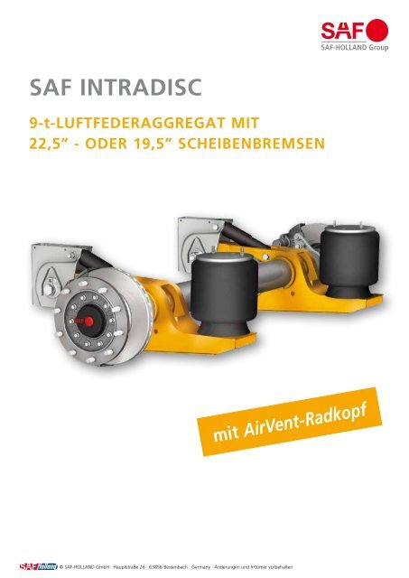 SAF INTRADISC - saf-holland