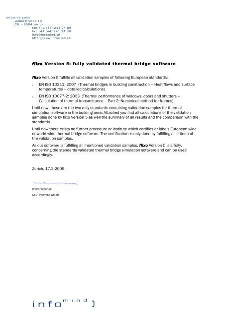 flixo Version 5: fully validated thermal bridge software flixo ...