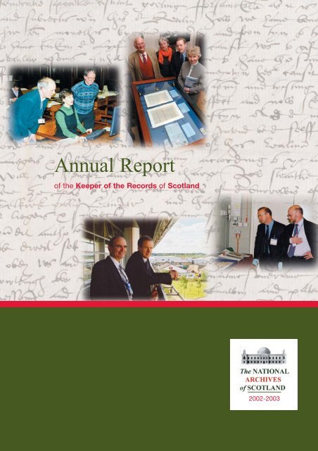 B31675 NAS Report 2002/03 FINAL - National Archives of Scotland
