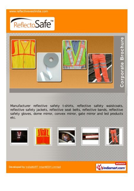 Reflectosafe, Mumbai - Manufacturer of Reflective Jacket, Safety ...