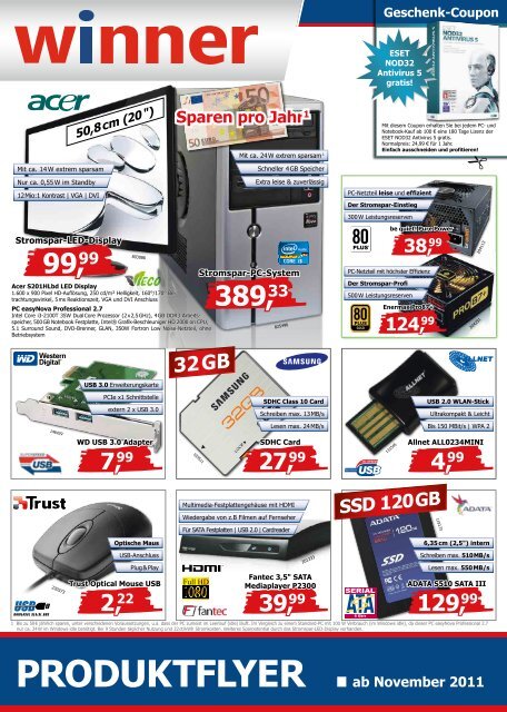 39,99 - Winner Computer & Software GmbH