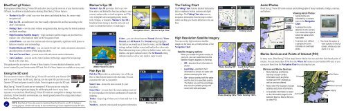 BlueChart g2 Vision Using the SD card Mariner's Eye 3D ... - Garmin