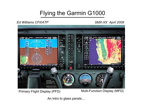 Flying the Garmin G1000 - Ed Williams' Aviation Page