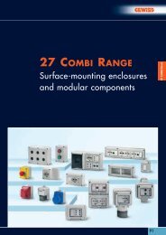27 COMBI RANGE - Gewiss
