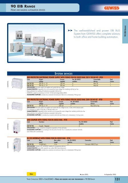 90 EIB RANGE - Nobel Elektrik / www.nobelelektrik.az