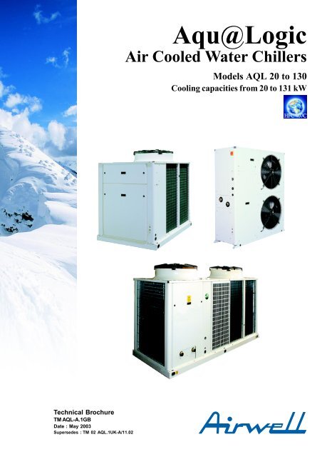 Aqu@Logic air cooled water chillers