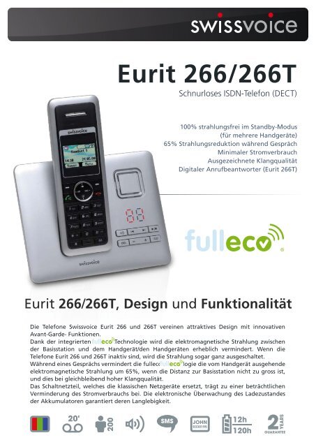 Eurit 266/266T - swissvoice