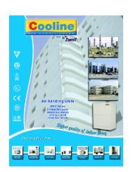 Concealed Chilled Water Fan Coil Units - Zamil Air Conditioners