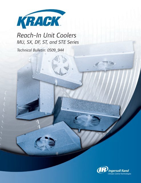 Reach-In Unit Coolers Series - Krack - Ingersoll Rand