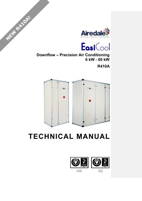 Technical Manual Downflow - Airedale International Air Conditioning