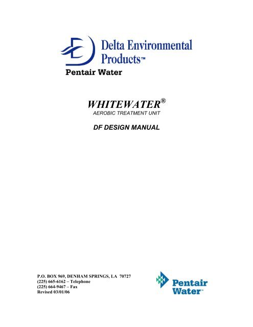 DELTA ENVIRONMENTAL PRODUCTS, INC