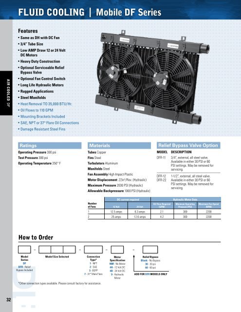 FLUID COOLING | Mobile DF Series - Thermal Transfer Systems