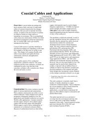 Coaxial Cables - RG Coaxial and Triaxial Reference Guide - Belden