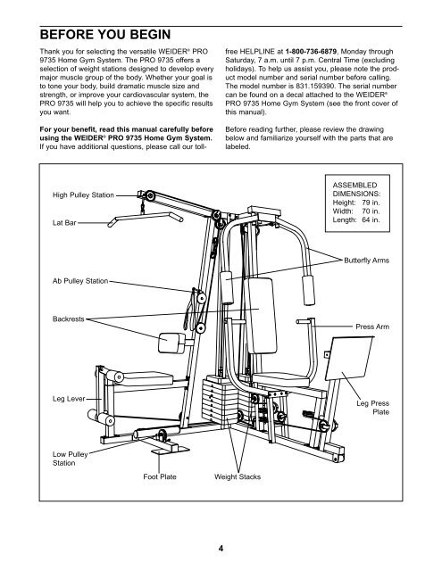 BEFORE YOU BEGIN Thank yo