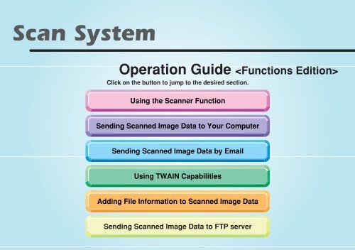 Scan System Operation Guide - Olivetti UK