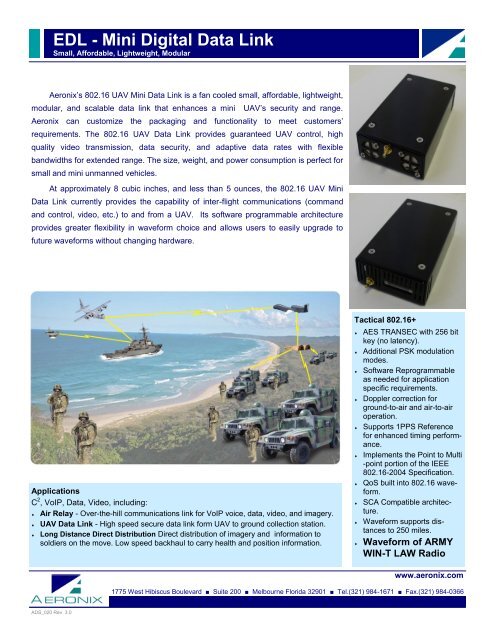 EDL - Mini Digital Data Link - Aeronix.com