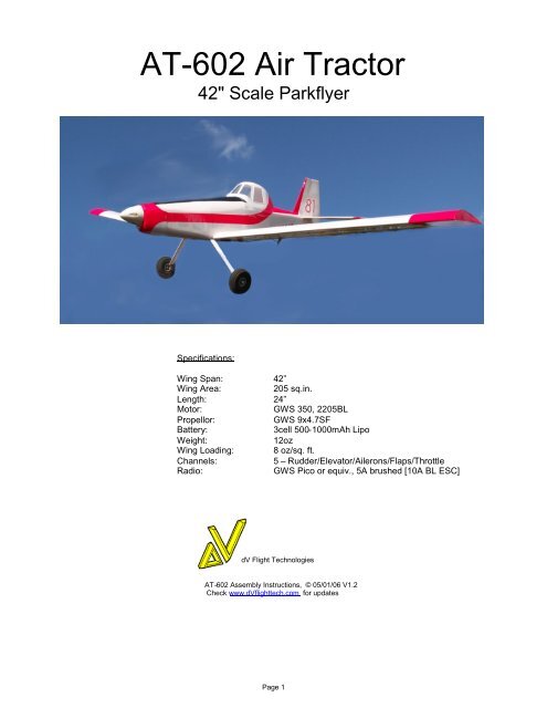AT-602 Air Tractor - Pages
